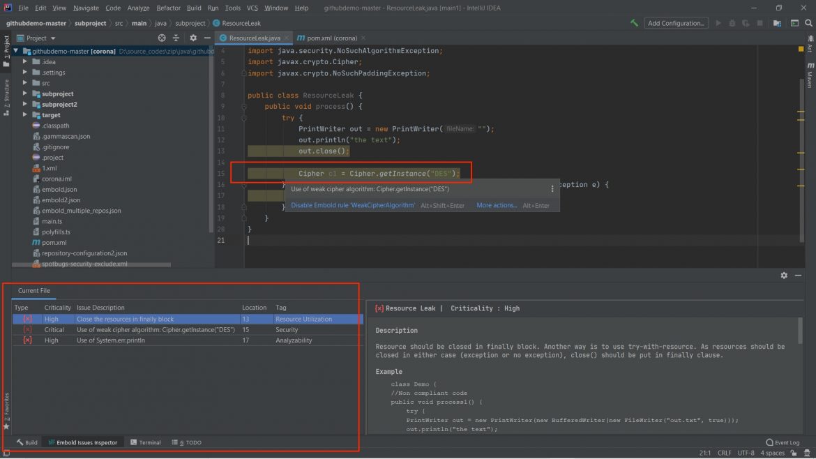 Embold Plugin for IntelliJ IDEA Available Now! – Embold Blog